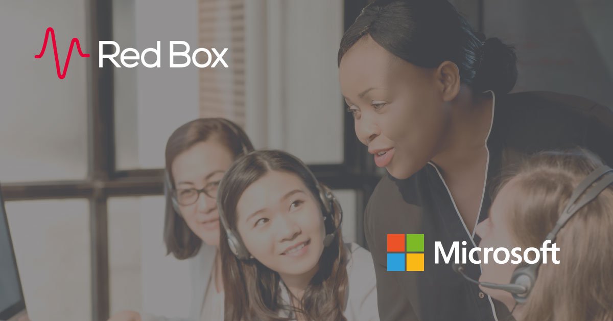 Red Box, a Microsoft Preferred Telephony Partner to Capture Voice Data ...